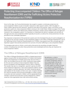 Protecting Unaccompanied Children: The Office of Refugee Resettlement ...