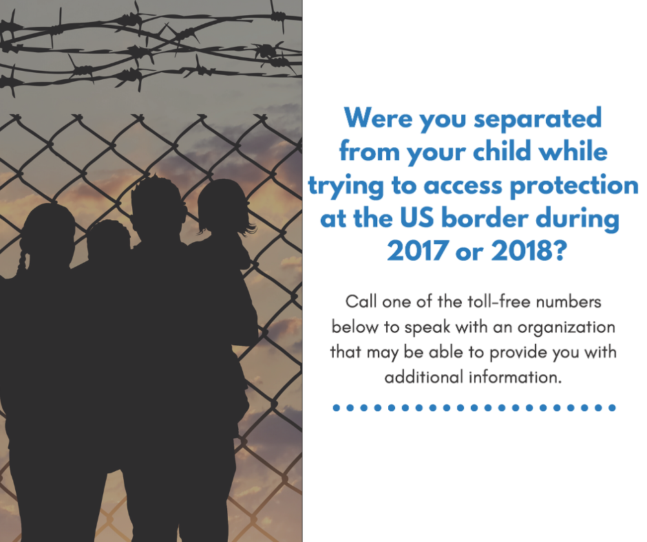 Were You Separated From Your Child? | Women's Refugee Commission